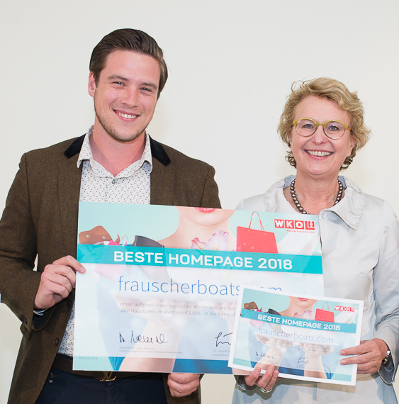 The Frauscher Shipyard Got Honored for The "Best Homepage 2018"!