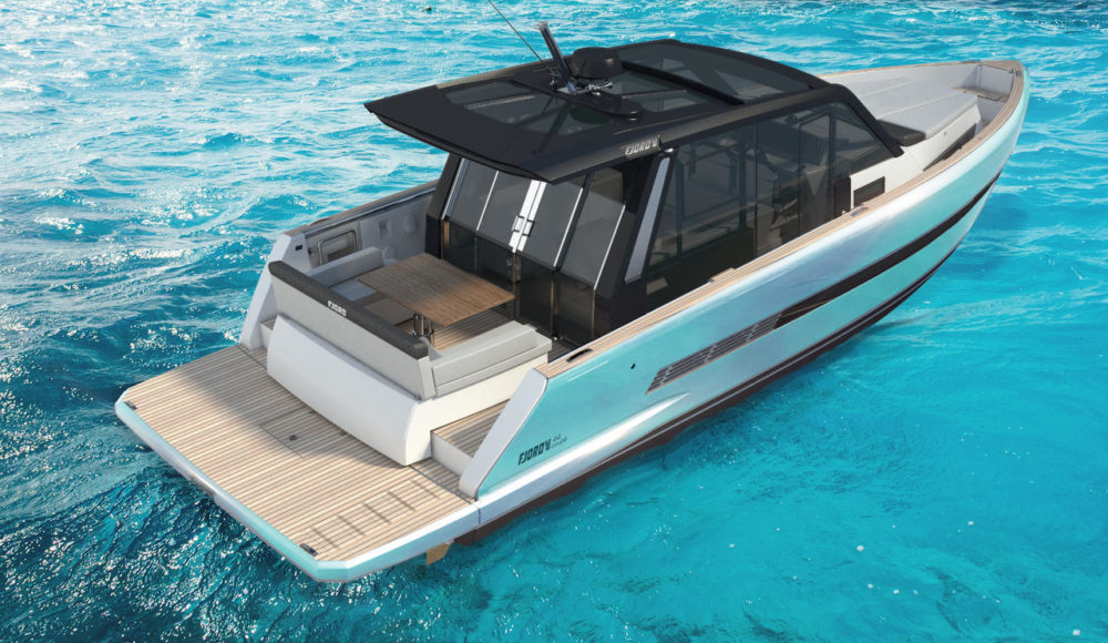 The brand new FJORD 44 coupé will be present at the Cannes Boat Show