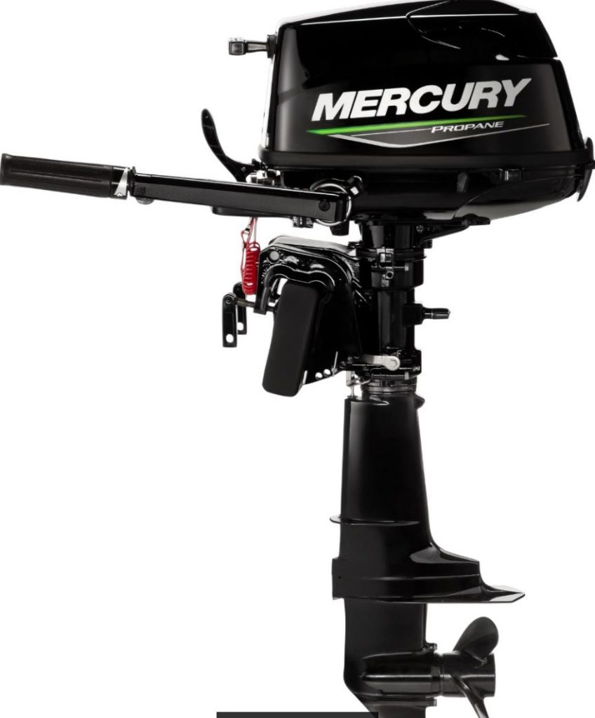 New Mercury 5hp Propane FourStroke is powerful, convenient and reliable